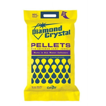 Diamond Crystal Bright & Soft Water Softener Salt Pellets, 40 lb. Bag ...