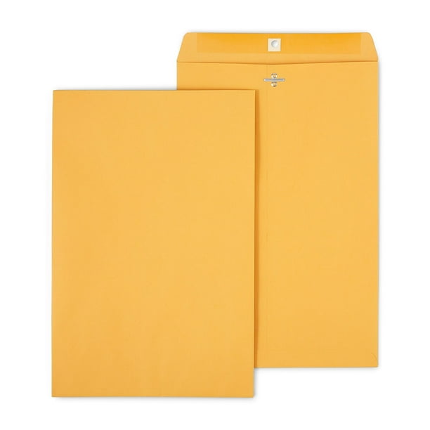 Staples Clasp & Moistenable Glue Catalog Envelopes 10"L x 15"H Brown ...
