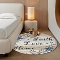 8ft Round Rug Vintage Country Area Rugs for Living Room Bedroom ...