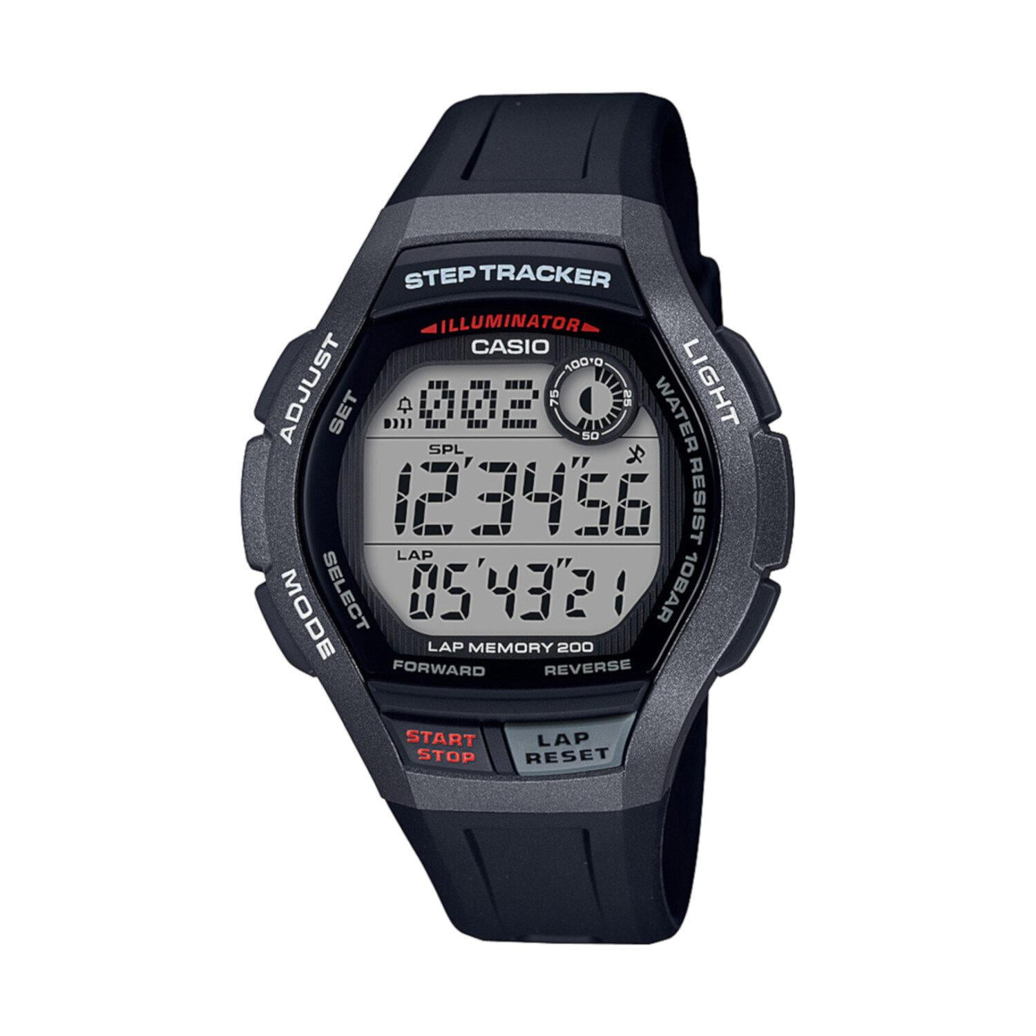 Reloj Casio LWS-2000H-1AVCF Illuminator Lap Memory 60 Negro 37 mm ...