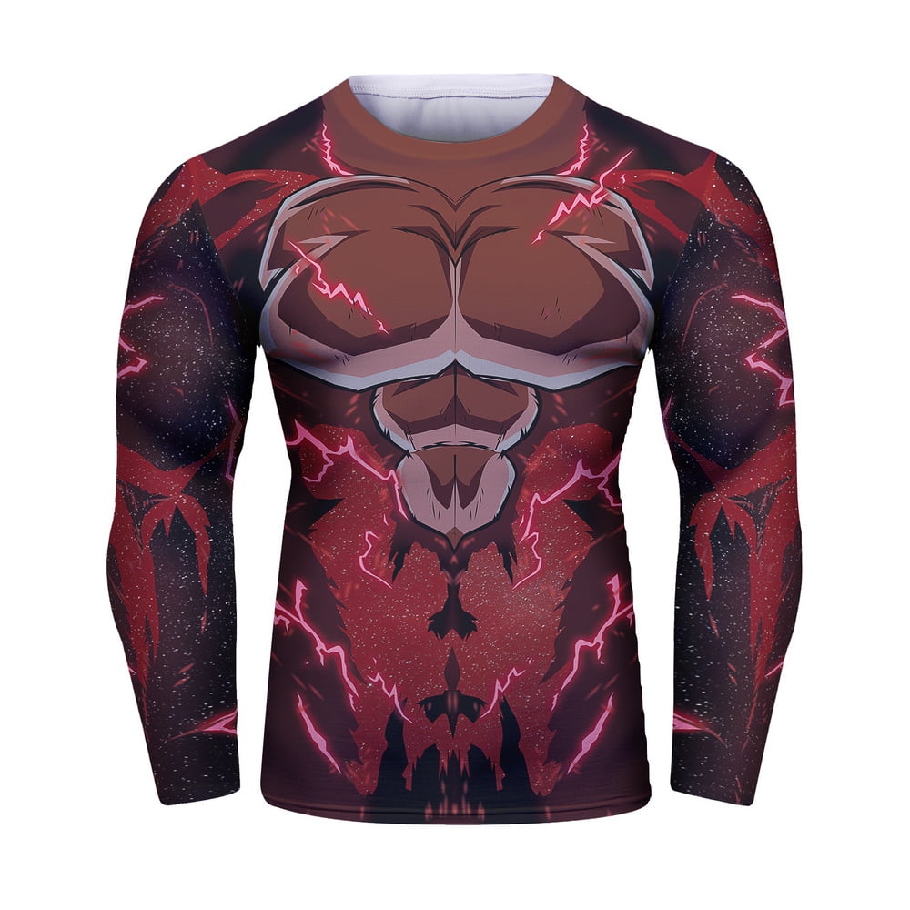 CosFitness Anime Cosplay Fitness Shirt, Funny 3D Muscle Gym Clothes ...