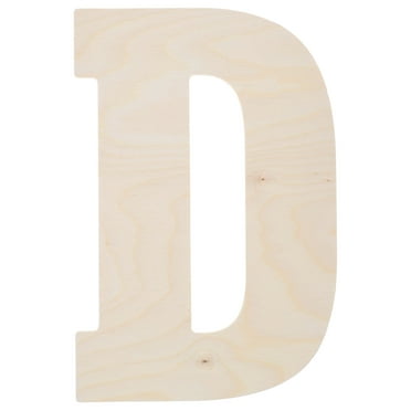 GXIPO 5 Inch Wood Letters, Unfinished Wooden Letters for Wall Decor ...