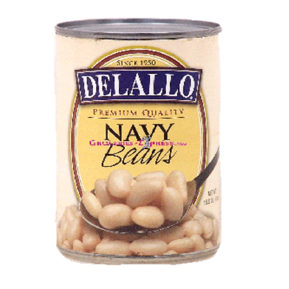 DeLallo Navy Beans, 15.5 Oz (Case of 12) - Walmart.com - Walmart.com