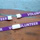 10 Pack - Volunteer Lanyards with Badges - Identification for ...