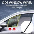 Car Side Window Rain Scraper, Rubber Wiper Blade for Water Mist Removal ...