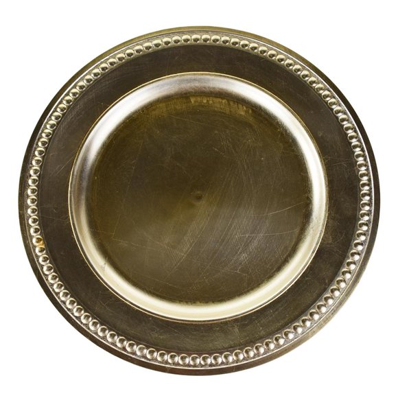 Champagne Charger Plates