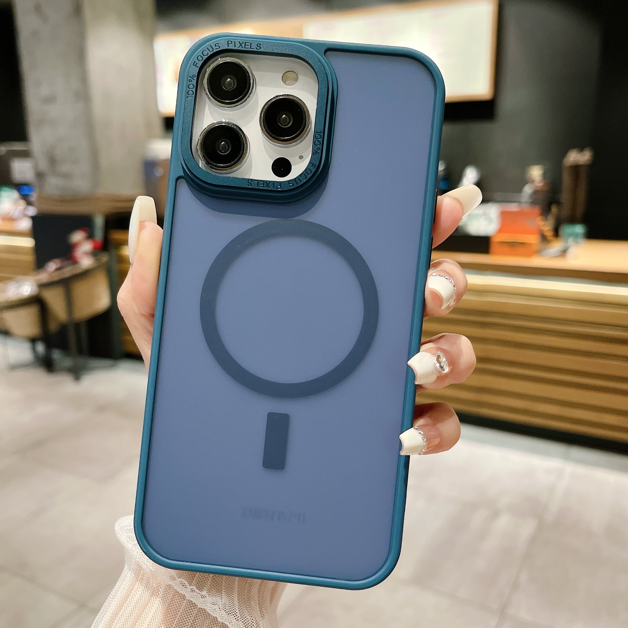 Nalacover Matte Magnetic Case for iPhone 14 Plus Support MagSafe ...