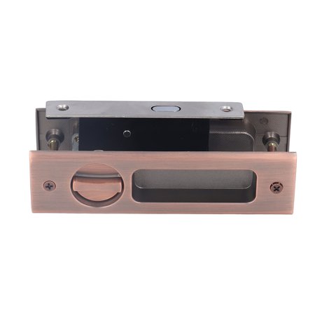 Recessed Handle Door Lock Hardware, Universal Silent Unlock Sliding ...
