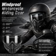 Extra Thick Detachable Full Face Goggle Mask, Anti-Dust, Anti-Fog HD ...