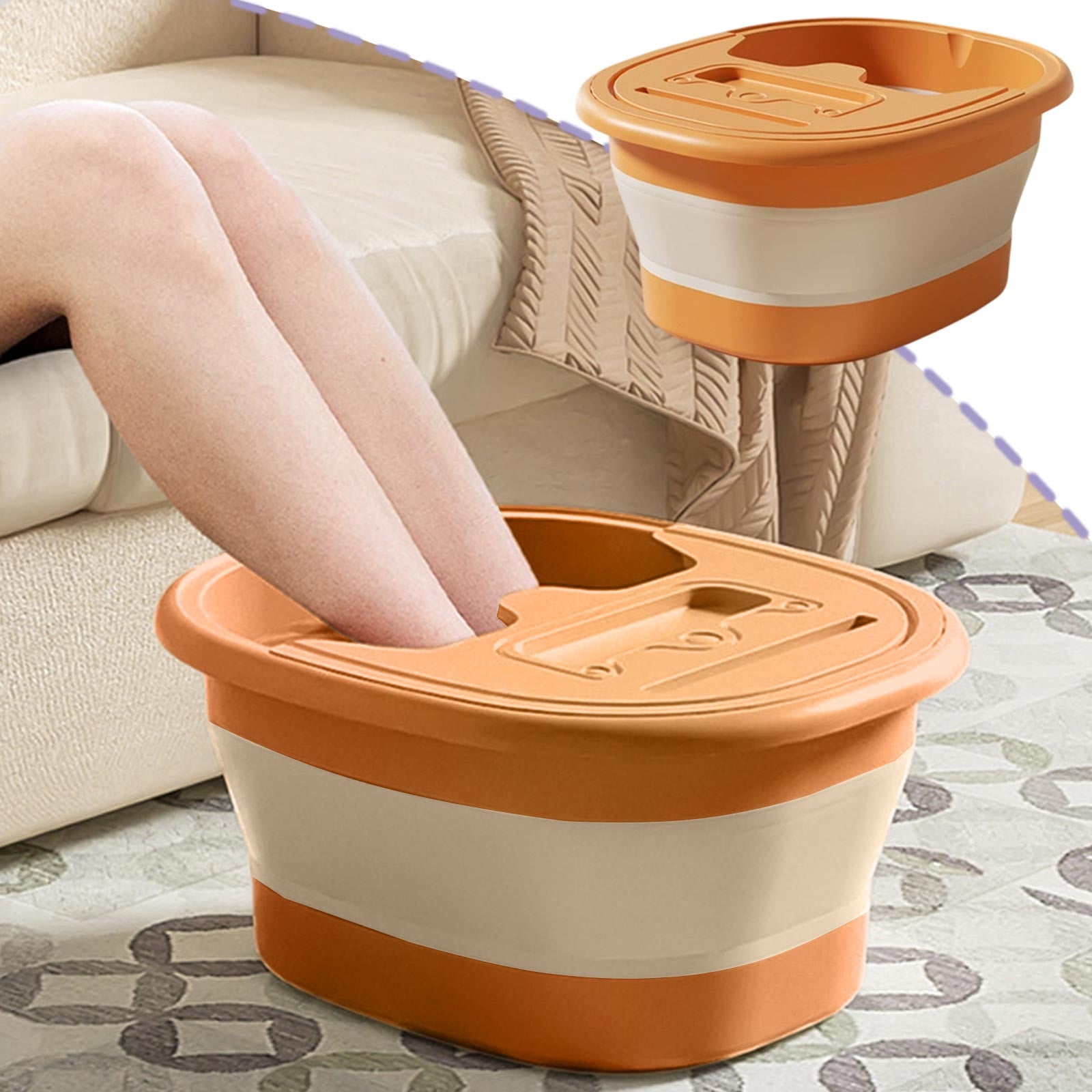 Click here for Byikun Portable Foldable Foot Spa With Lid For Ins... prices