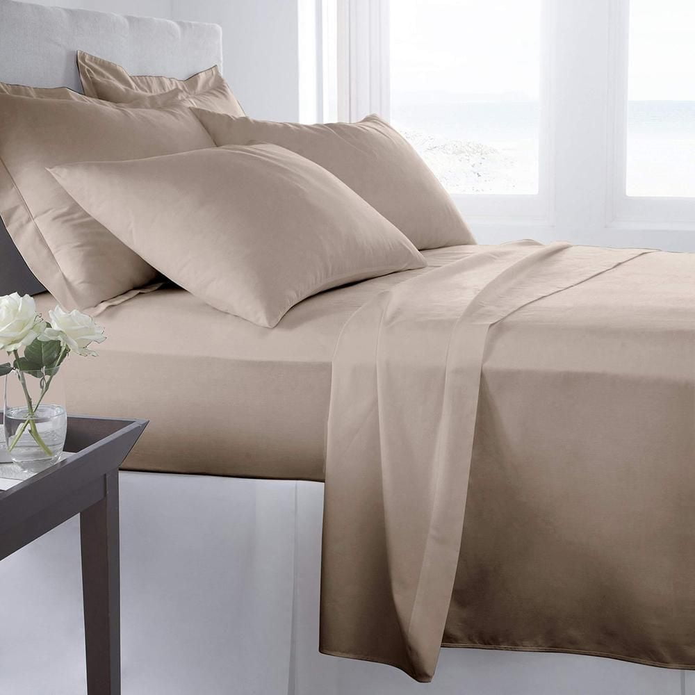 Johnson Home Premium Egyptian Cotton Sheet Set - Deep Pocket - 4 Piece ...