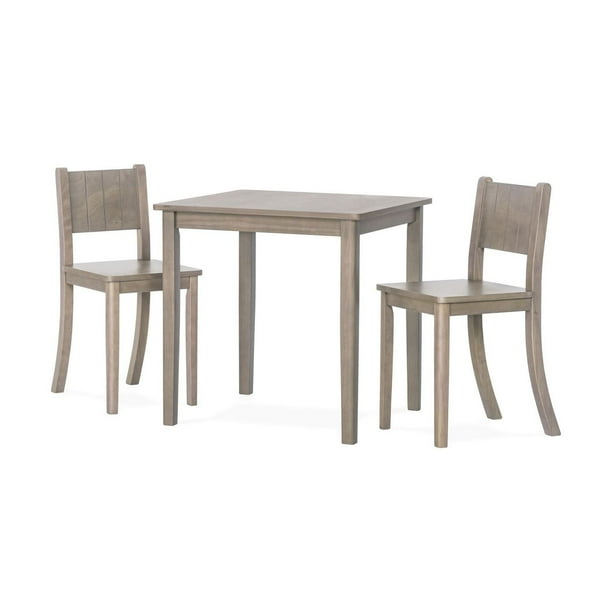 Forever Eclectic Cafe Kids Wood Table and Chair Set (2 Chairs Included ...