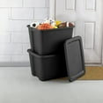 Sterilite Large Storage Bin, 18 Gallon Plastic Storage Container with ...