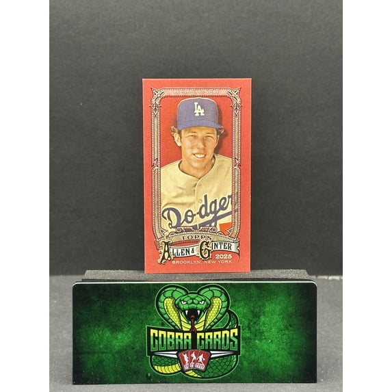 2025 Topps Allen & Ginter Orel Hershiser #44 Red Border Mini /5 ...