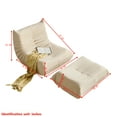 ConToose Caterpillar Lazy Sofa with Ottoman, Cozy Comfy Reading Nook ...