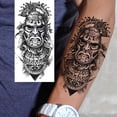 1 Sheet Waterproof Lion Jesus Temporary For Men Women Adults Long ...