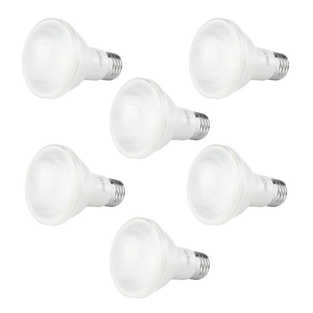 Pack de 6 Focos LED Aksi 6W PAR 20 IP65 Base E27 Luz Blanca | Bodega Aurrera en línea