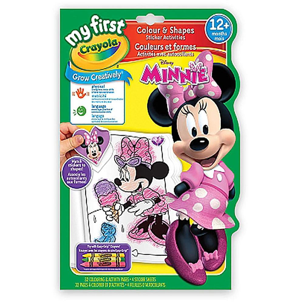 Crayola My First Colours and Shapes - Minnie Mouse - Walmart.com