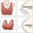 Womens Wireless Bra Comfort Bras For Women Front Closure Bras Cotton