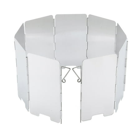 facefd Stove Windscreen Foldable Windshield 9 Plates Outdoor Cooking ...