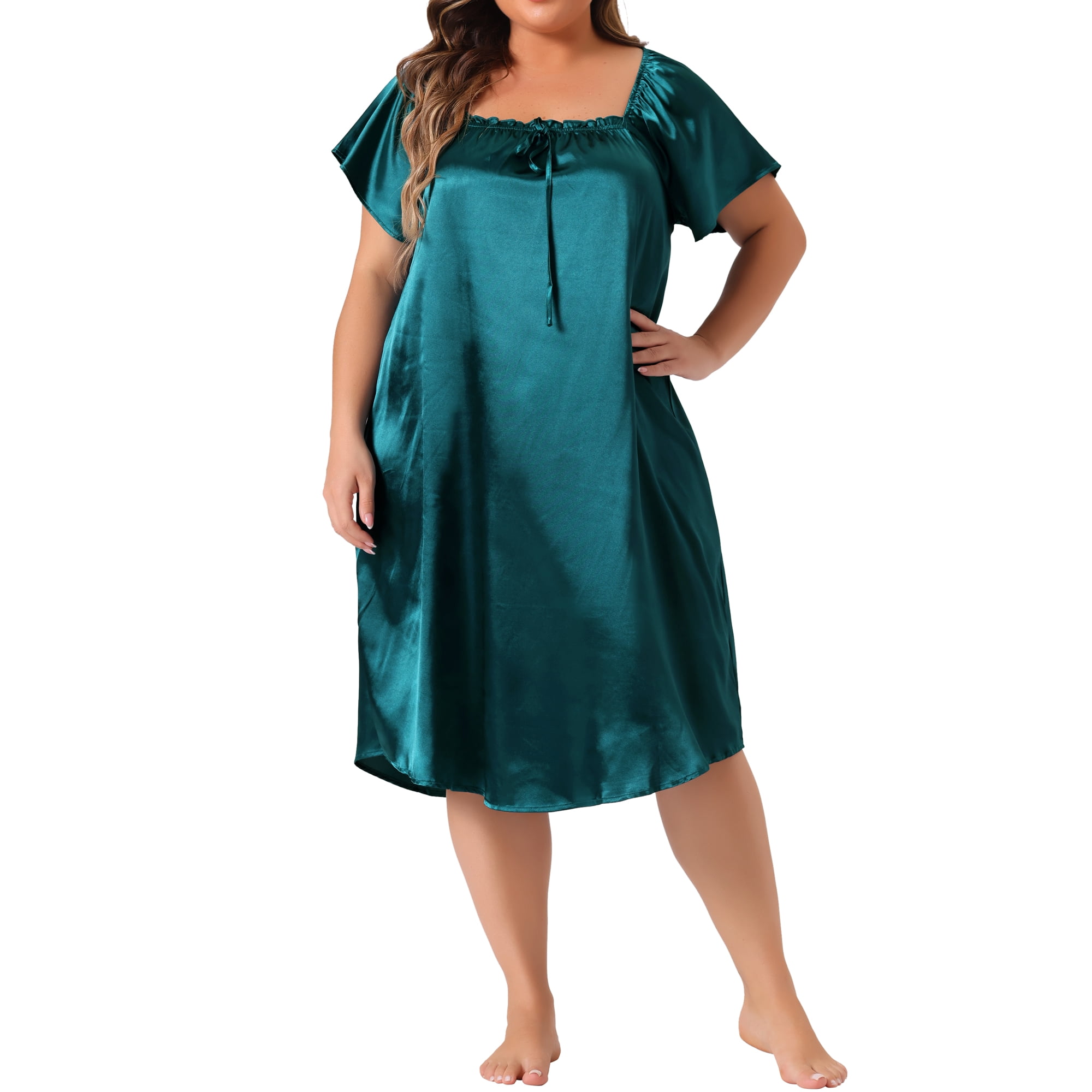 Click here for Grace & Grandeur Womens Plus Size Satin Silk Night... prices