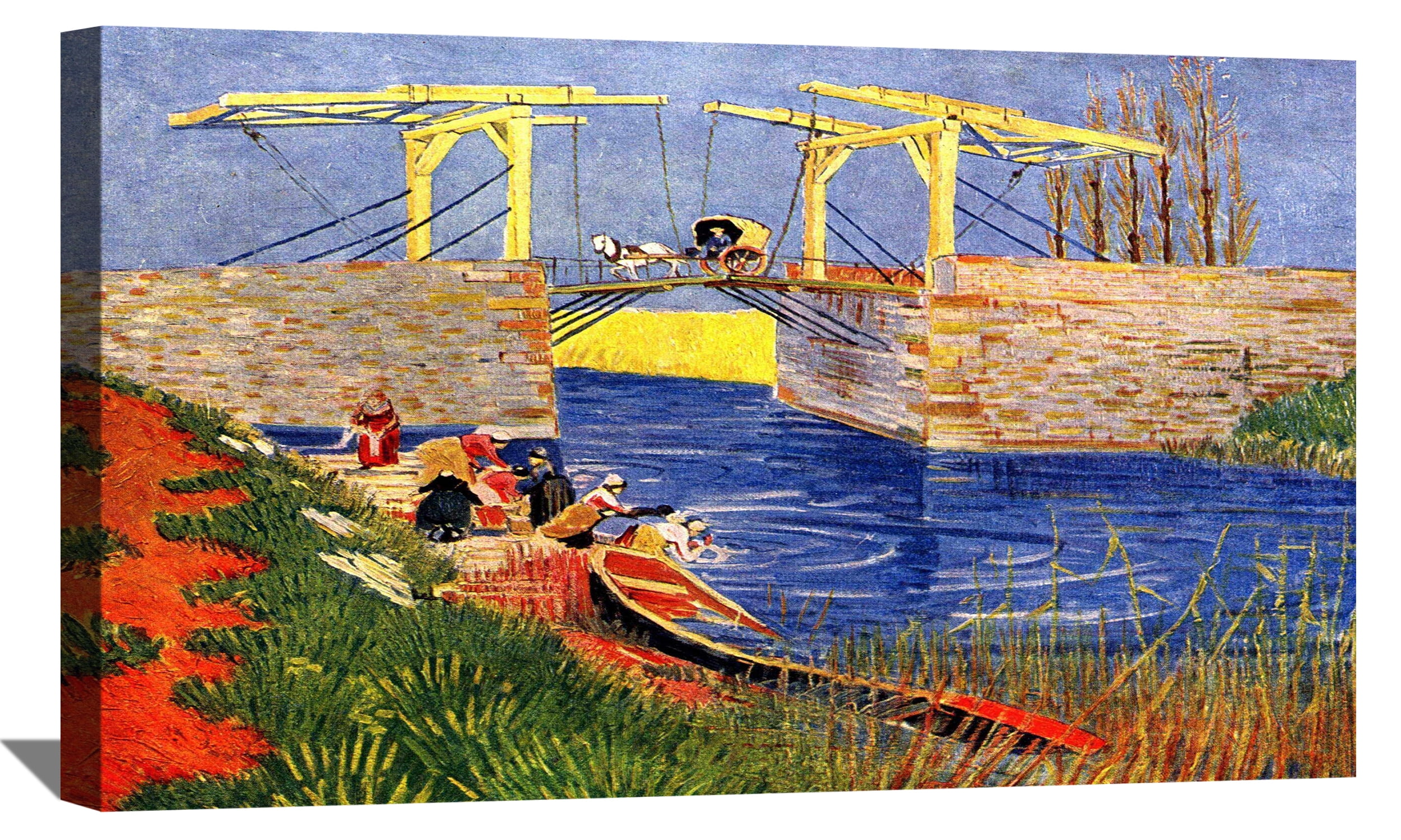 Vincent Van Gogh Painting Van Gogh The Langlois Bridge at Arles with ...