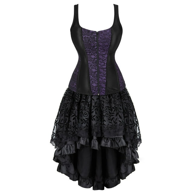 Mrat Plaid Mini Dress Gothic Punk Lace up Vintage Dresses Lace ...