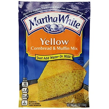 Martha White Yellow Cornbread Mix, 6.5 Oz Pouch - Walmart.com