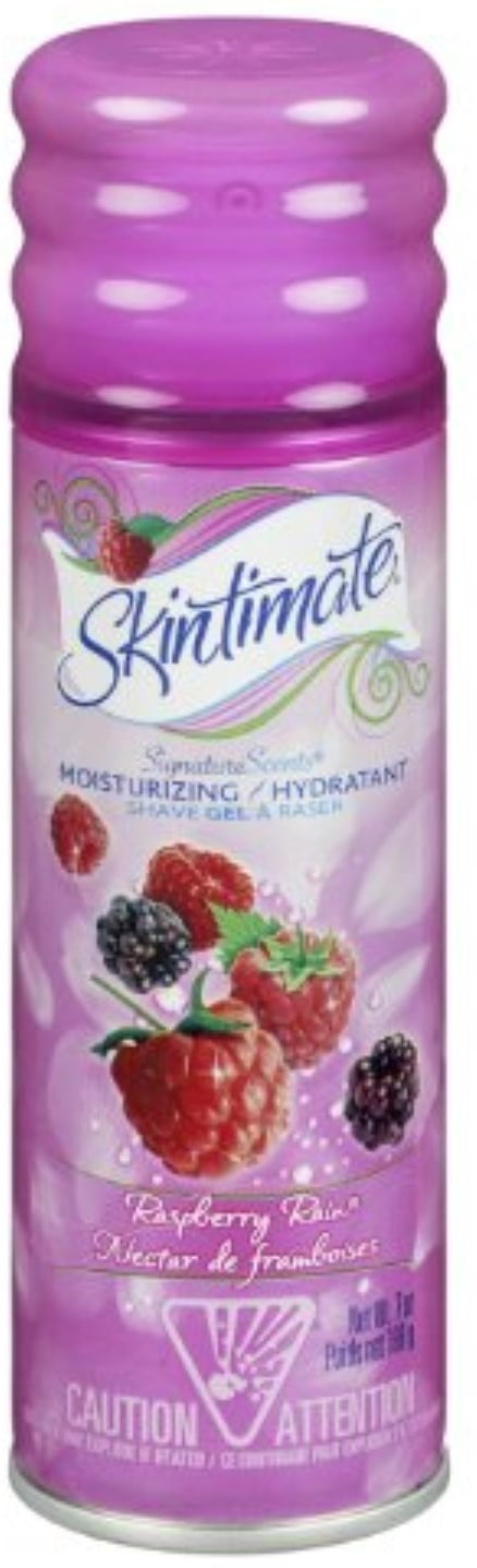 Skintimate Signature Scents Shave Gel, Raspberry Rain 7 oz (Pack of 4 ...