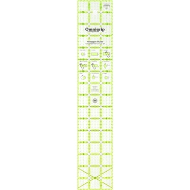 Omnigrid 8" Right Triangle Ruler, Quarter-Square Triangle Quilter's ...