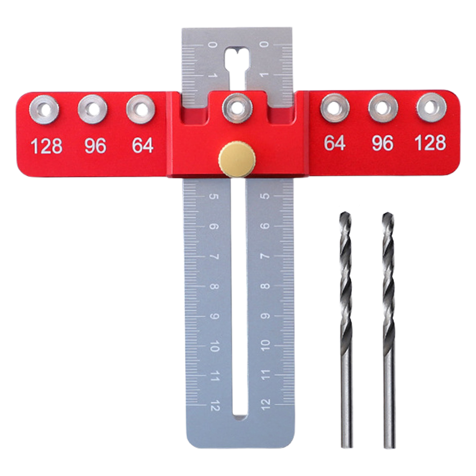 HES 1 Set Cabinet Hardware Jig with Scale Mark - Compact Size Precise ...