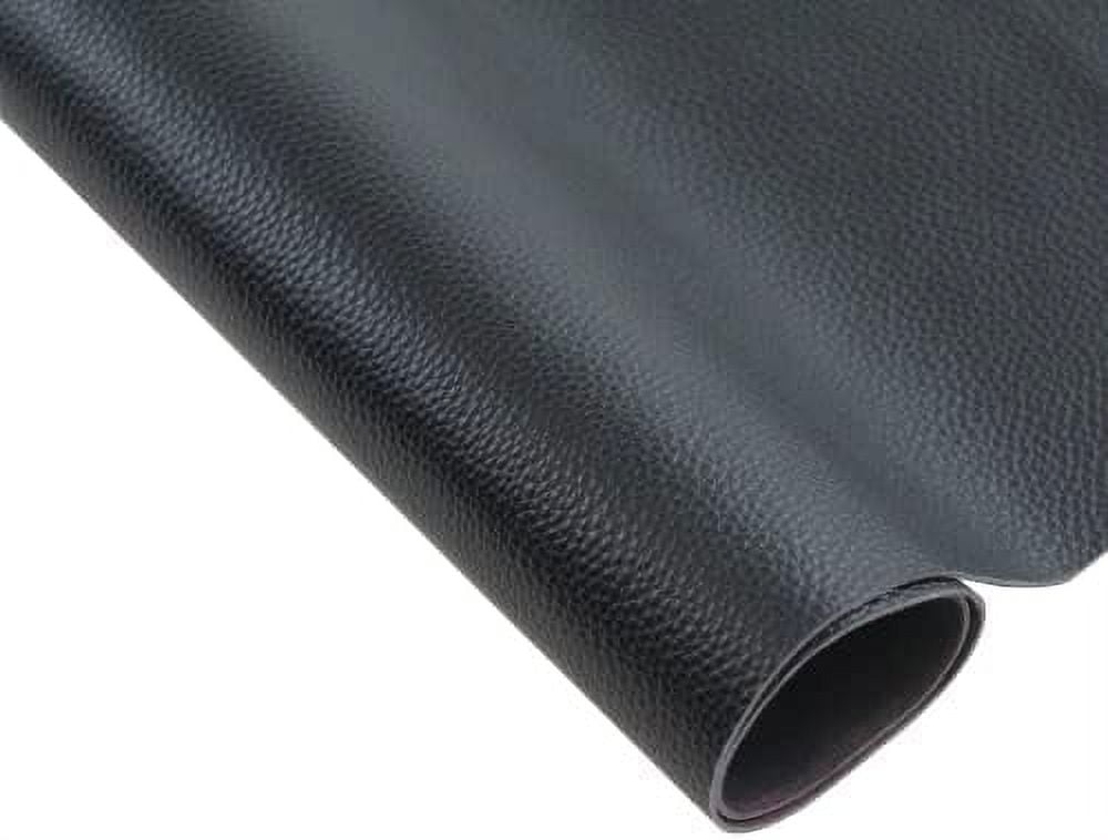 4 SQFT Top Grain Cowhide Black Leather For DIY, Sewing, Crafting ...