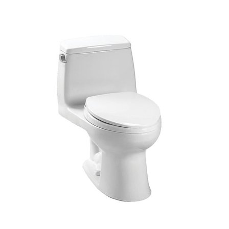 TOTO® UltraMax® II One-Piece Elongated 1.28 GPF Universal Height Toilet ...