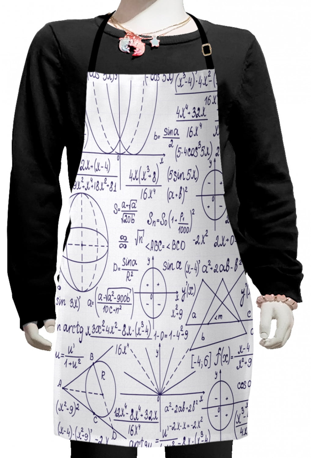 Modern Kids Apron, School Genius Smart Student Math Geometry Science ...