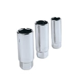 STANLEY 85-721 3/8-Inch 6-Point Spark Plug Socket Set, 3-Piece ...