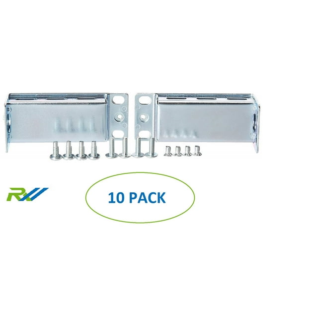 (10 PACK) - Cisco Compatible 19" Rack Mount Kit for Catalyst 3560 / ...