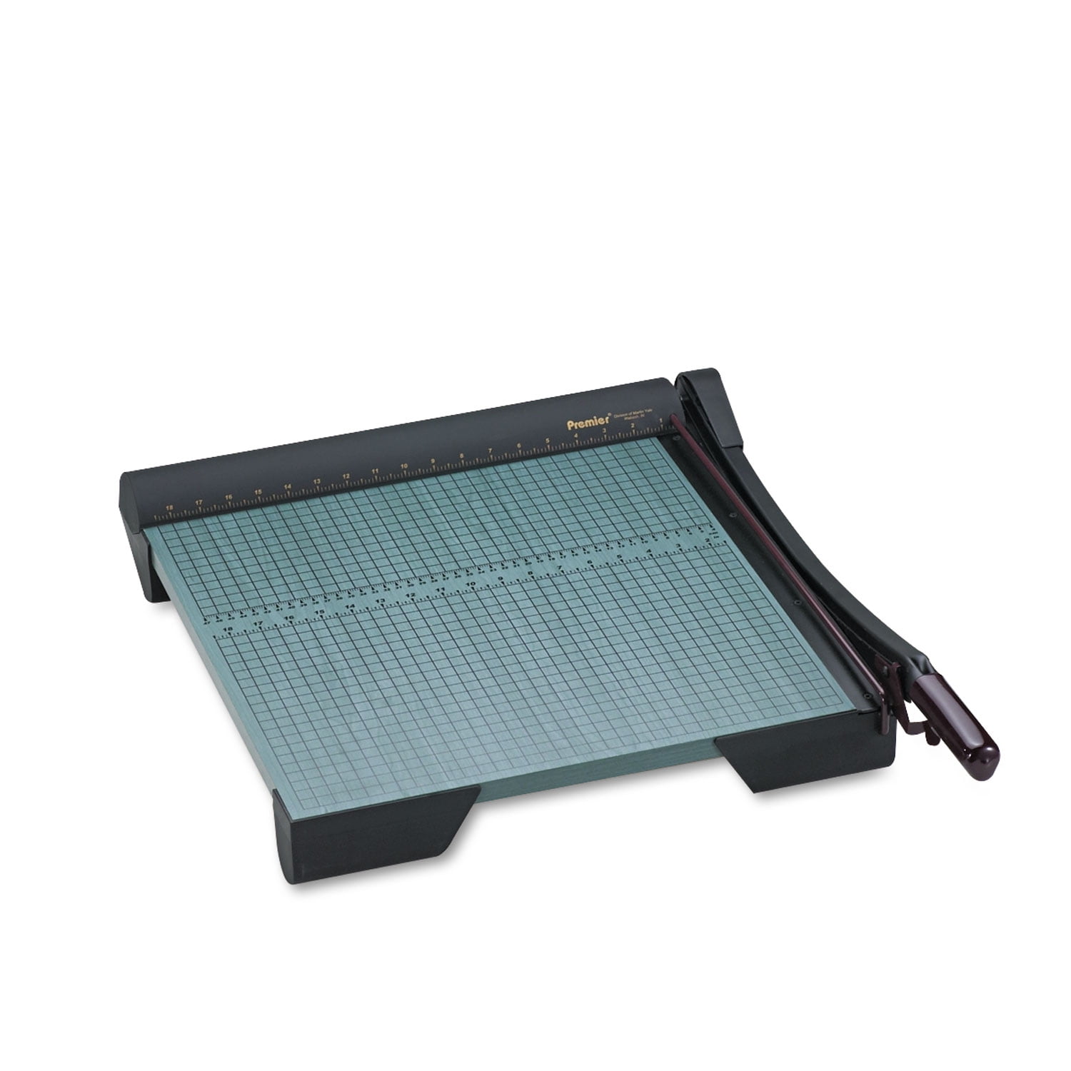 Premier Original Green Paper Trimmer, 20 Sheets, Wood Base - Walmart.com