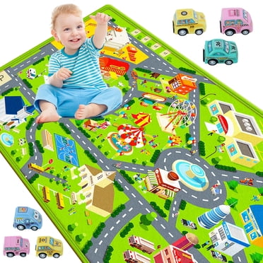 Non-Toxic EVA Foam Baby Play Mat, 18pcs Interlocking Squares, Toddler ...