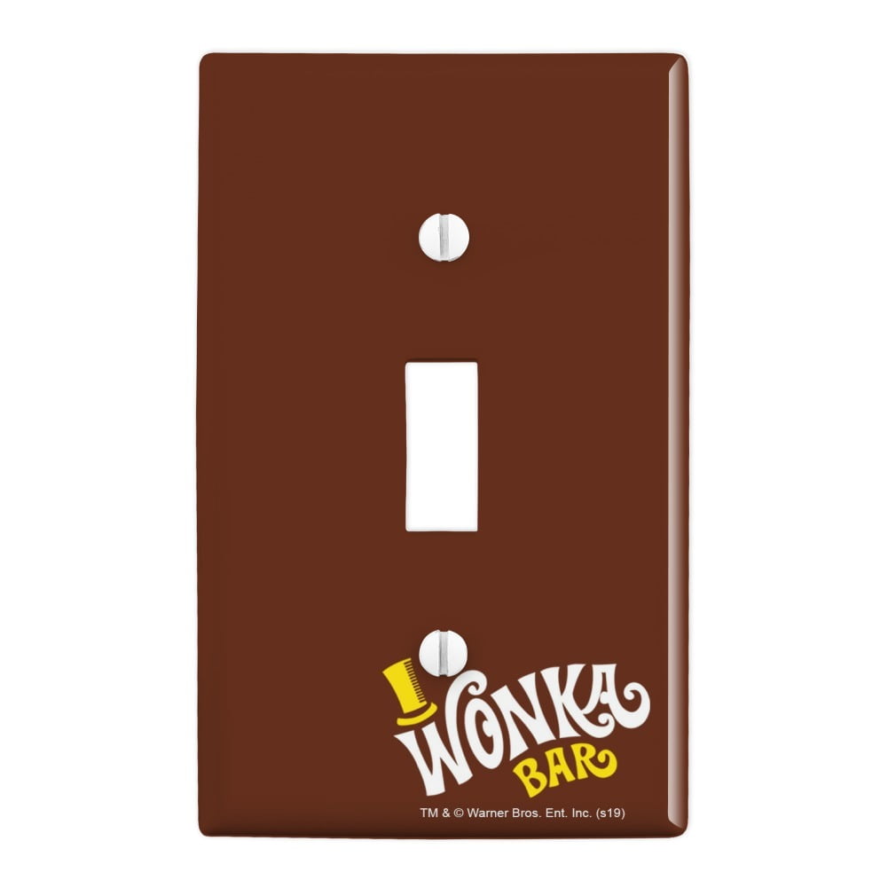 Willy Wonka and the Chocolate Factory Wonka Bar Logo Plastic Wall Decor ...