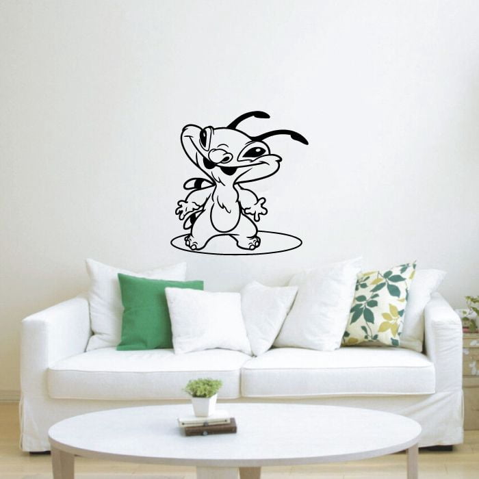 Holio Experiment 606 Lilo and Stitch Disney Cartoon Wall Sticker Art ...