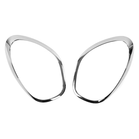 Front Headlight Frame 2PCs Head Lamp Cover 51139801573 Replacement for ...