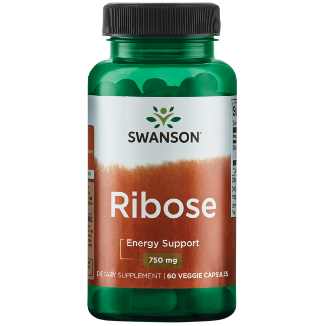 Swanson Ribose 750 mg 60 Veggie Capsules - Walmart.com - Walmart.com