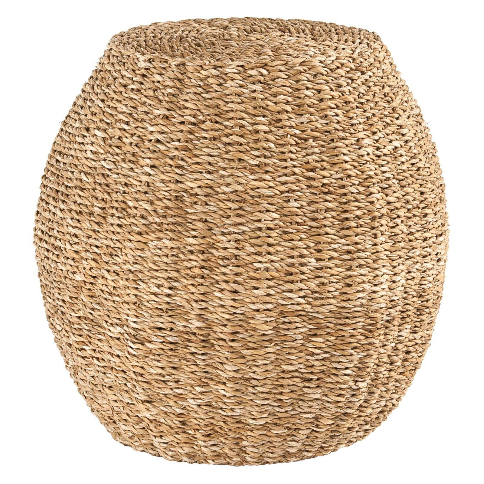 3R Studios Handwoven Seagrass Stool - Walmart.com