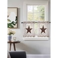 American Country Tier Curtains 36 Inch Length,Sheer Curtains for ...