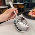1Pc Stainless Steel Ladles For Serving Soup Rice Serving Spoon Drain ...
