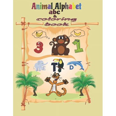 ABC coloring book: Letters and Word Tracing Notebook for Kindergarten ...