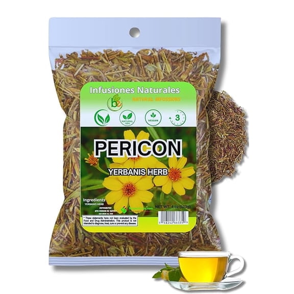Pericon (Yerbanis) Herbal Tea 4 oz (114gr), Resealable Bag 100% All ...