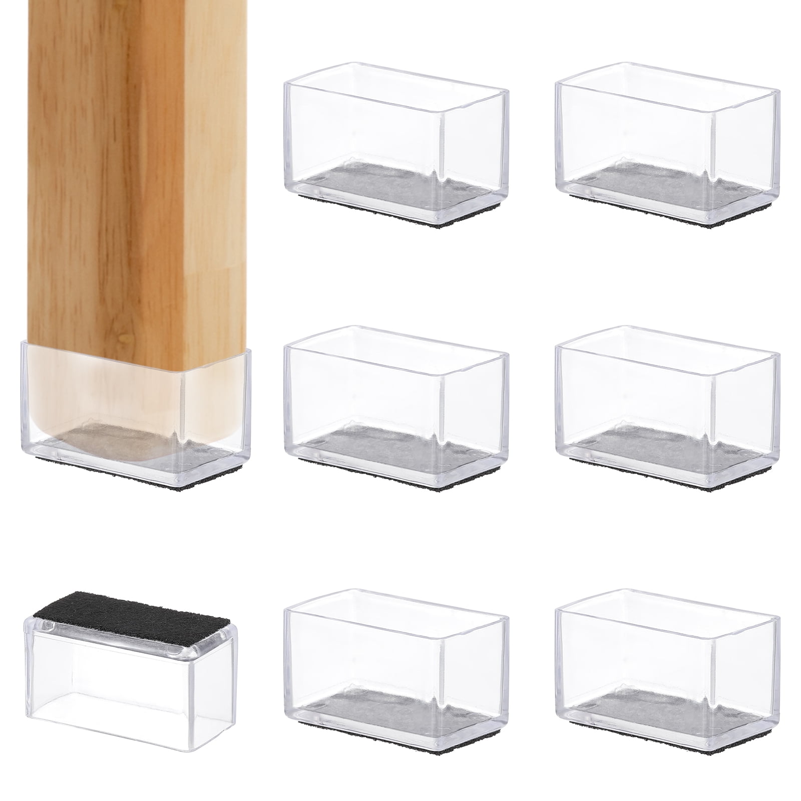 Click here for Uxcell Chair Leg Floor Protector  8 Pcs Rectangle... prices