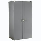 Global Industrial Bin Cabinet with 96 Blue Bins, 38x24x72, Assembled ...