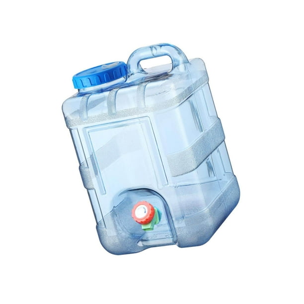 Portable Water Container with Faucet Water Tank 10L for Driving Water ...